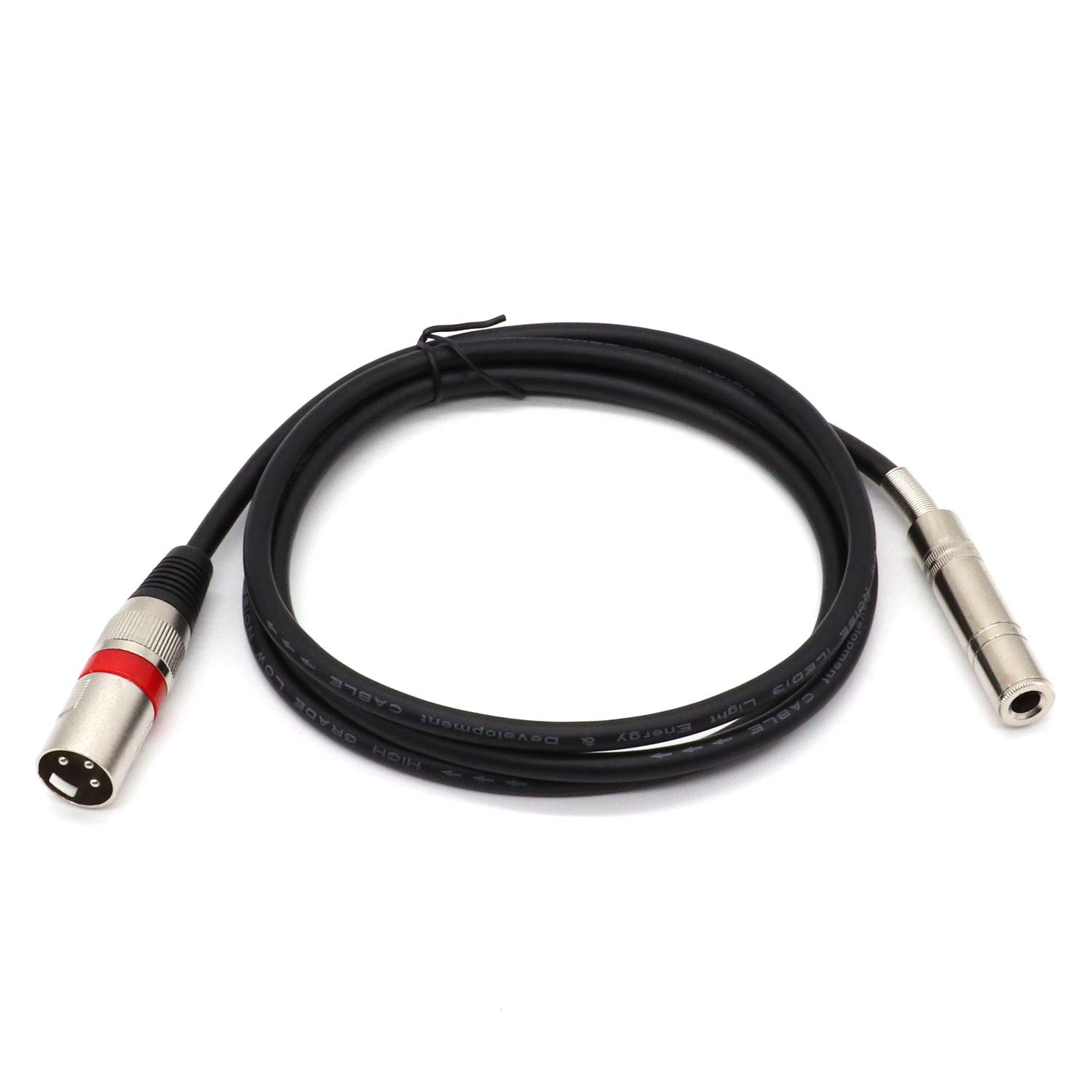 SiYear 6.35 mm 1/4" Female to XLR Male Adapter Cable,Quarter inch TS/TRS to XLR 3 Pin Interconnect Cable (10Feet)