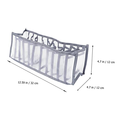 FONDOTIN 1Pc Box storage box partition box transparent lingerie collapsible storage bins clothing storage bags underwear drawer divider Bra Drawer Organizer clothes storage bag fabric sock