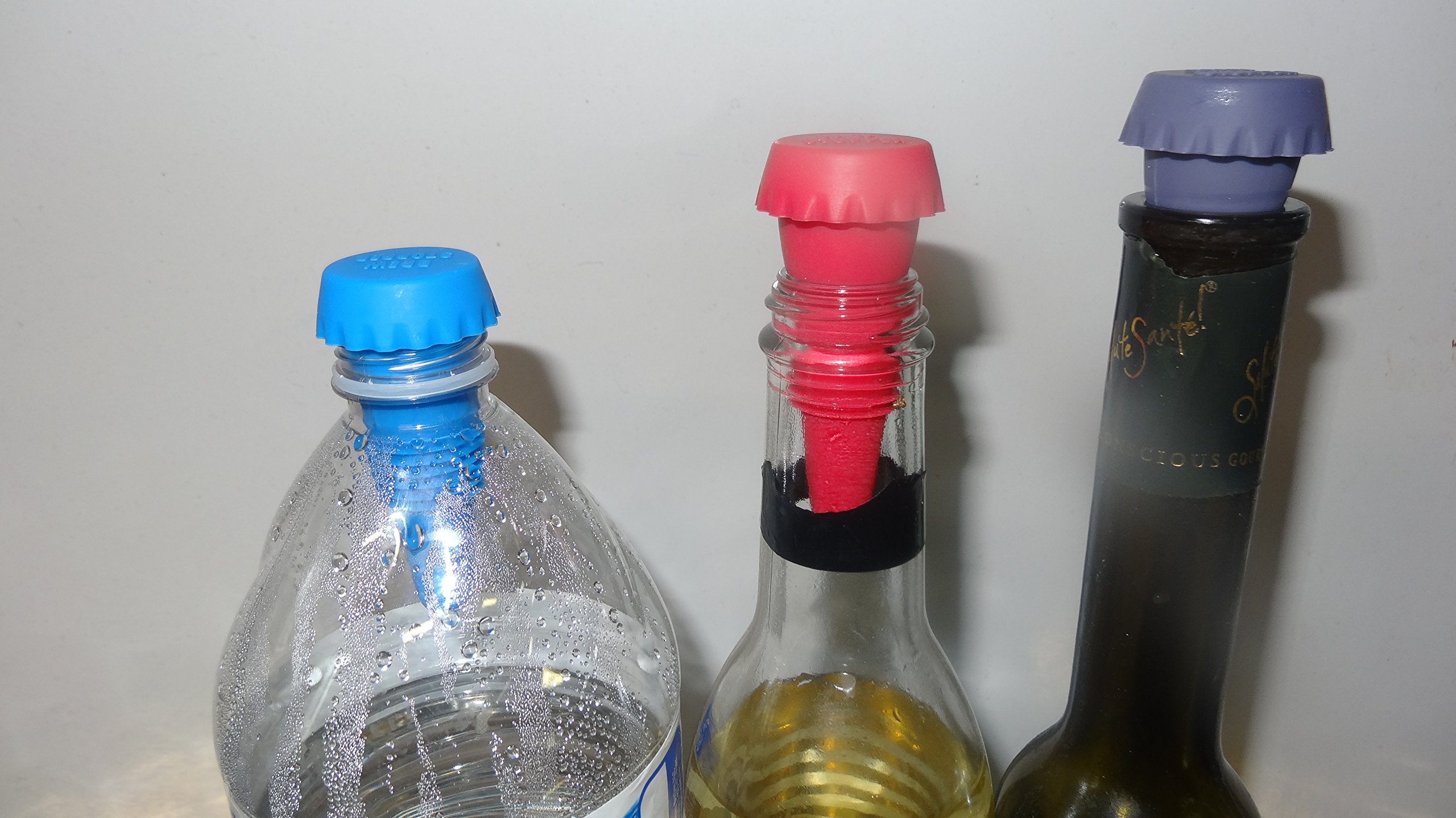 Brew Stopper 6 Pack Ideal Wine Stopper Beer Stopper Spirt Compare to Rabbit Wine Stopper champagne stopper Model: BStop6 (Home & Kitchen)