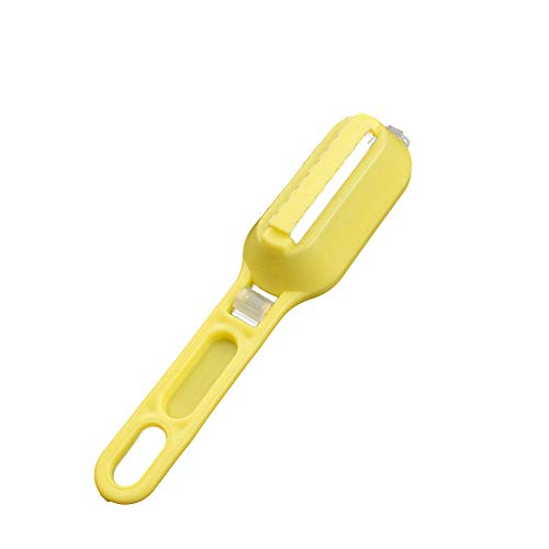 Food-Grade ABS Fish Scaler Fish Scale Remover Skin Scales Innovative Lid Design Seafood Tools Kitchen Accessory Fast Cleaning Fish Skin Scraper Cleaner Scaler Kitchenware Peelers,