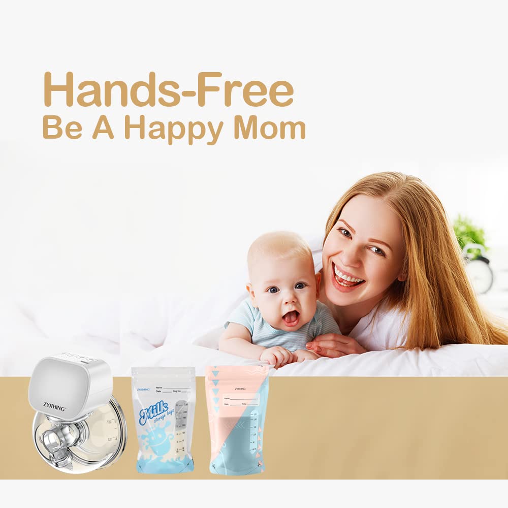 Breast milk storage bags, 100count/1Pack,7-8 ounces, liquid food bag, Breast milk storage bags freezer;breast feeding,Double-layer self-sealing, flat, upright after filling.