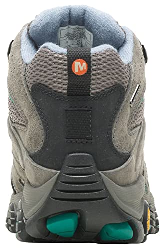 Merrell Women's J035850 Moab 3 MID WP Waterproof Hiking Shoe, Granite/Marine, 7.5 M