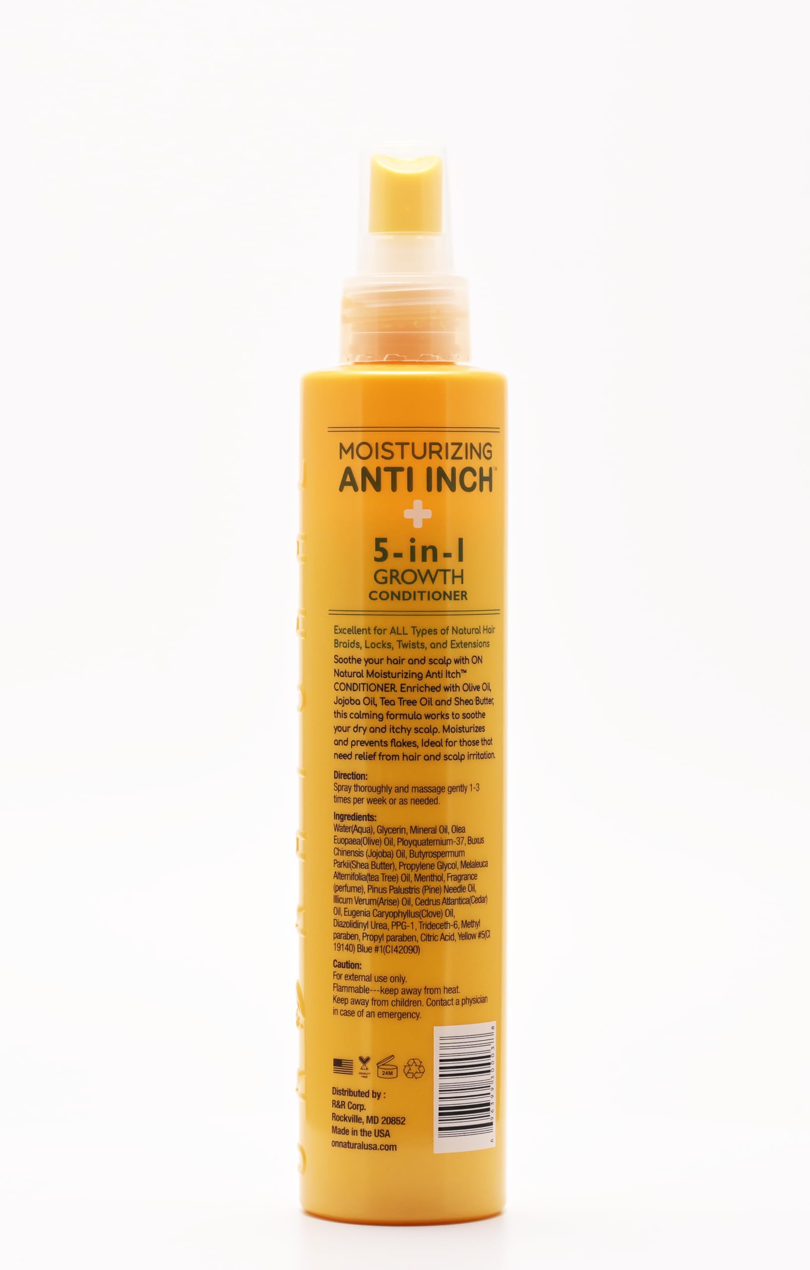Rosponse On Orgainc Natural 5-in-1 Itching Free Growth Conditioner with Olive Oil 8oz