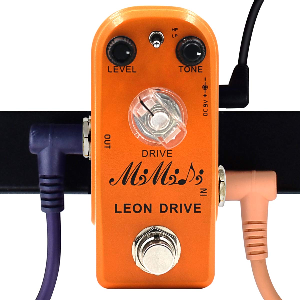 MIMIDI Leon Ultimate Drive Electric Guitar Effect Pedal True Bypass With 4 functional knobs(LEVEL/TONE/HP&LP) Aluminum Alloy(316)
