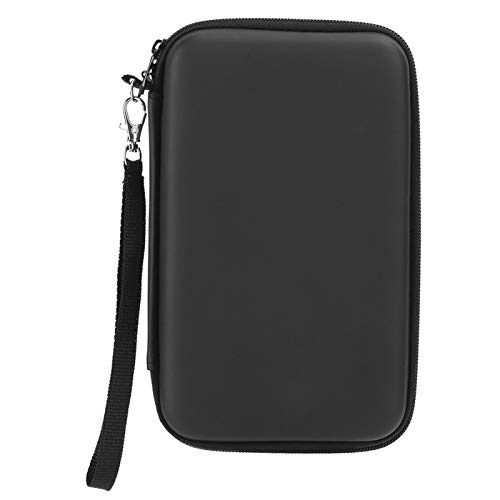 FOLOSAFENAR Hard Bag Strong Extrusion Protector Game Console Storage Bag Impact Resistant for Game Lovers for Game Players (Black)