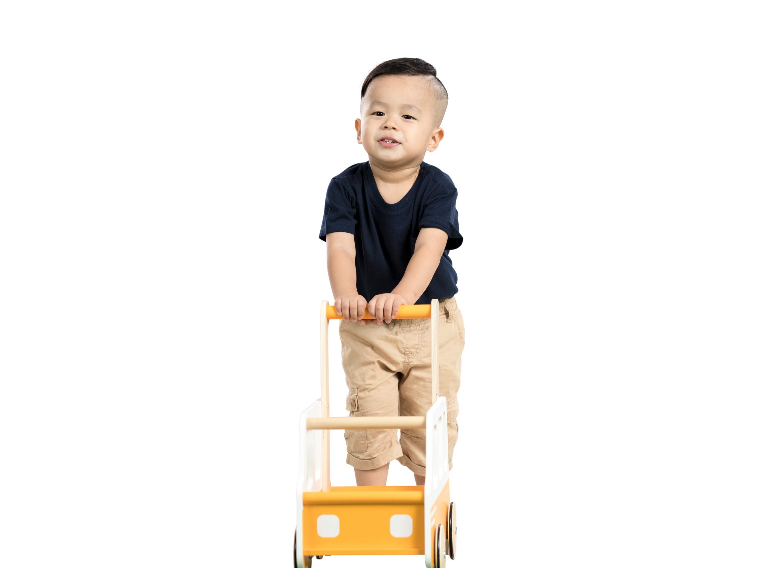 LINE Push Wooden School Bus, Toy