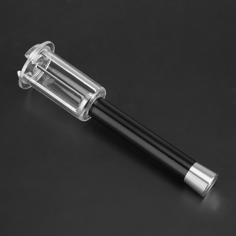 Cork Popper Electric Wine Opener Easy Air Pump Pressure Red Wine Bottle Opener Cork Remover Corkscrew Tools, Wine Cork Remover Pump, Bottle Opener, Cork Out Tool (Black)