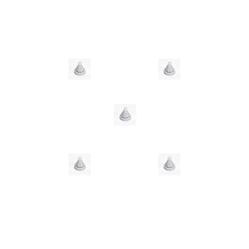 Dcolora 5 pcs Shower Head Replacement Nozzles for Stainless Steel Rain Shower Head