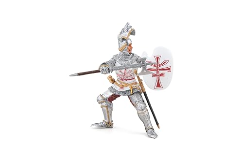 Papo -Hand-Painted - Figurine -Medieval-Fantasy -Germanic Knight -39947 - Collectible - for Children - Suitable for Boys and Girls - from 3 Years Old
