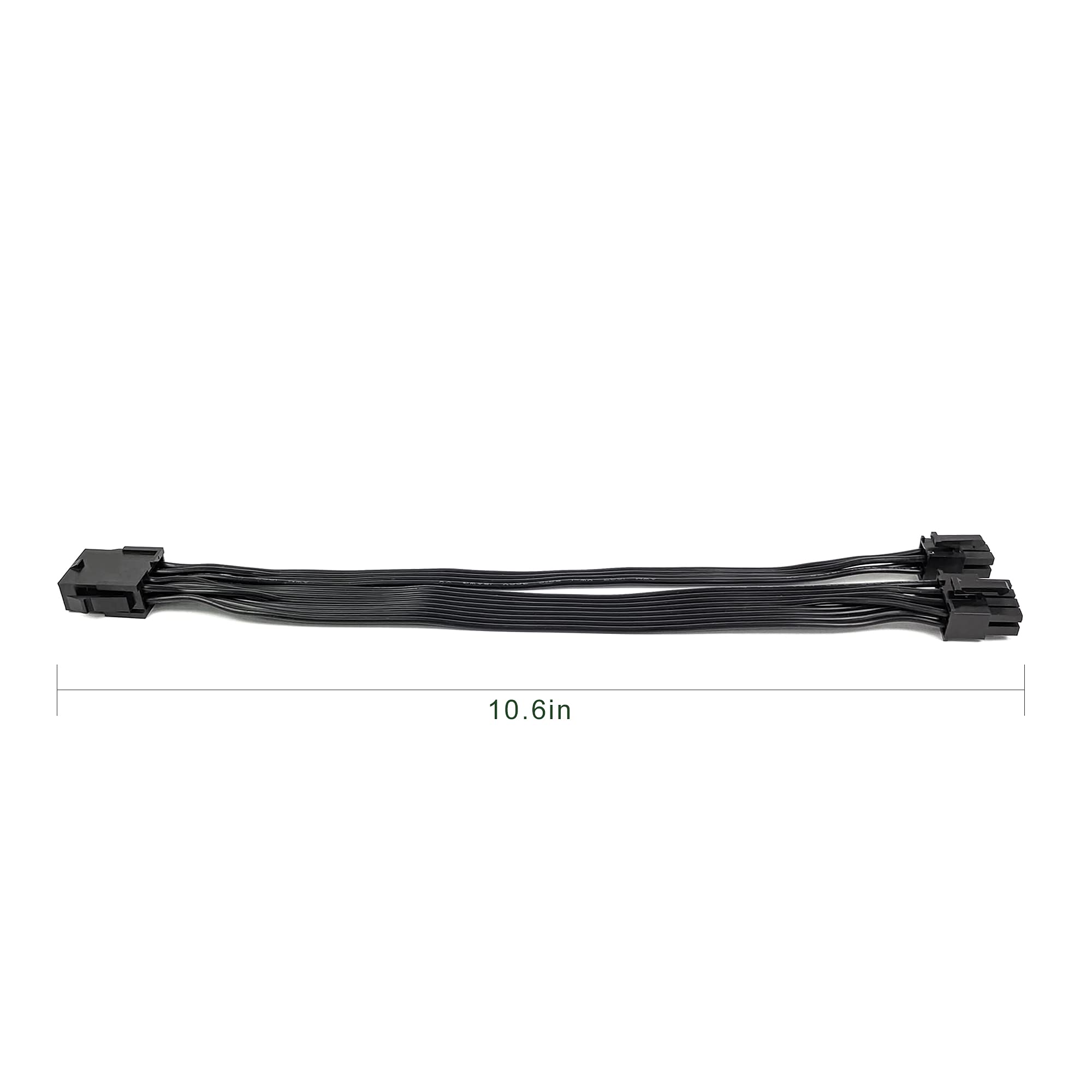 JZYMOD EPS12V CPU 8 Pin Female to CPU ATX 8 Pin and ATX 4 Pin Male Power Supply Extension Cable