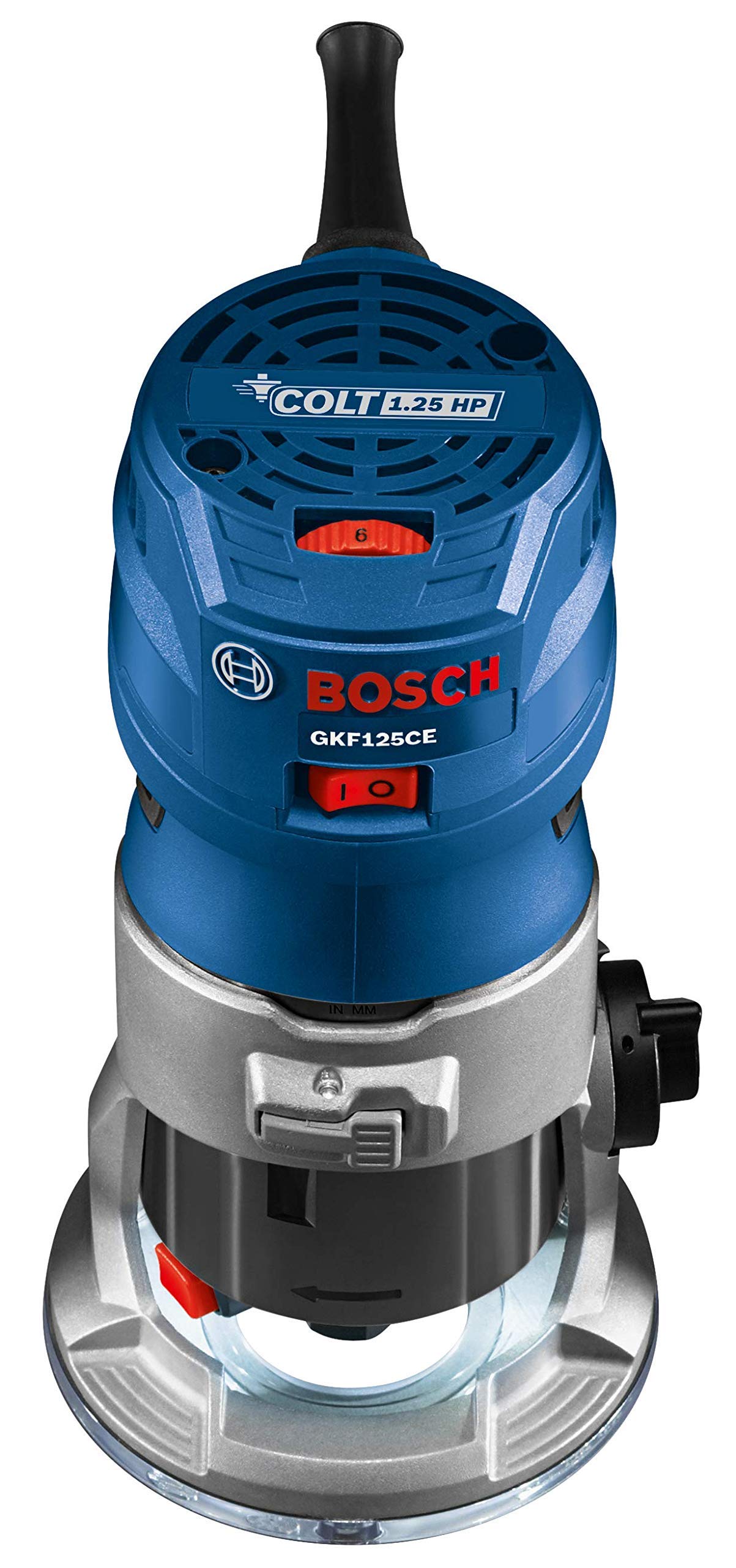 Bosch GKF125CE-RT 1.25 HP Variable Speed Palm Router with LED (Renewed)