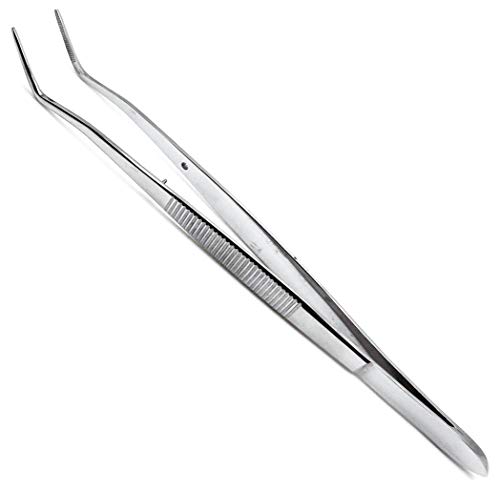 Meriam Foil Dental Cotton Tweezer Serrated Angled Beak Dressing Pliers Surgical Forcep Diagnostic Instruments