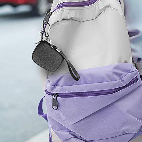Geekria Shield Headphones Case Compatible with Anker Soundcore Liberty 2 Pro, Liberty 3 Pro, P3i, True Wireless Earbuds Case, Replacement Hard Shell Travel Carrying Bag with Cable Storage (Grey)