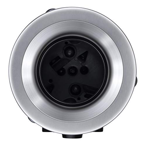 Eco Logic 10-US-EL-5-3B 1/2 Horsepower Garbage Disposal with Removeable Splash Guard, Attached Power Cord and Standard 3-Bolt Mounting System, Continuous Feed, Black