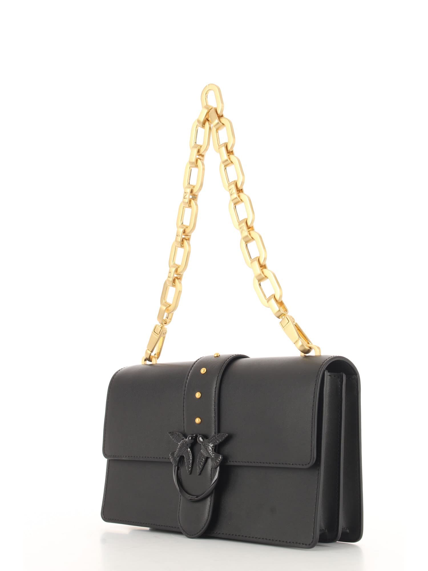 Pinko 1P22AN.Y7GK Z99 NERO LIMOUSINE Leather Goods Bag Woman, Black, Onesize