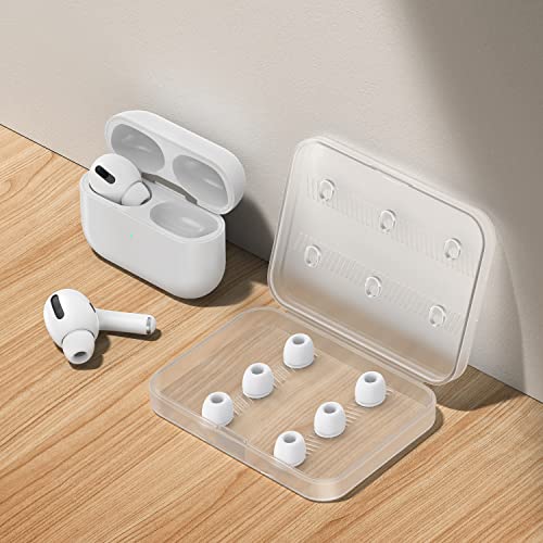 Link Dream 6 Pieces Replacement Ear Tips for AirPods Pro/AirPods Pro 2 Silicon Ear Buds Tips with Portable Storage Box Super Small (3 Pairs XS)