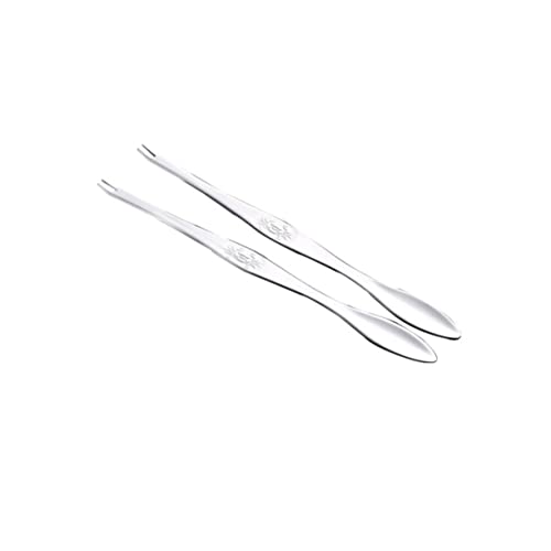 Housoutil 6pcs 304 Nutcracker Tool Stainless Steel Spoon Metal Cooking Spoon Crab Tool Set Crab Leg Tools Lobster Tools Crab Fork Crab Eatting Tool Seafood Needle Peeling Machine Seafood Aub