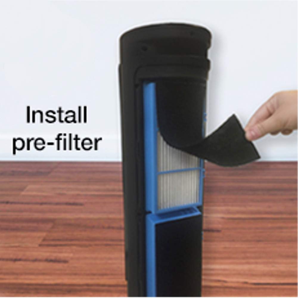 HQRP 4-Pack Filter Compatible with Bionaire BAP1400, BAP1415, BAP1452, BAP1500, BAP1502, BAP1520, BAP1525, BAP1552, BAP1700, BAP2000, BAP8500