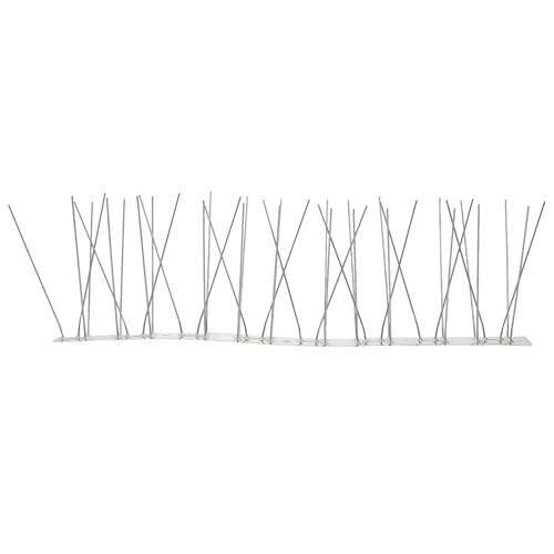 Cabilock Bird Spikes Stainless Steel Bird Blinder Bird Repellent Deterrent Spikes for Pigeons Birds