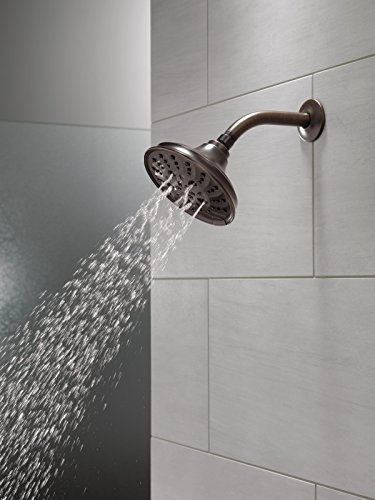 DELTA FAUCET -faucet 52669-RB H2Okinetic 5-Setting Raincan Shower head, Venetian Bronze
