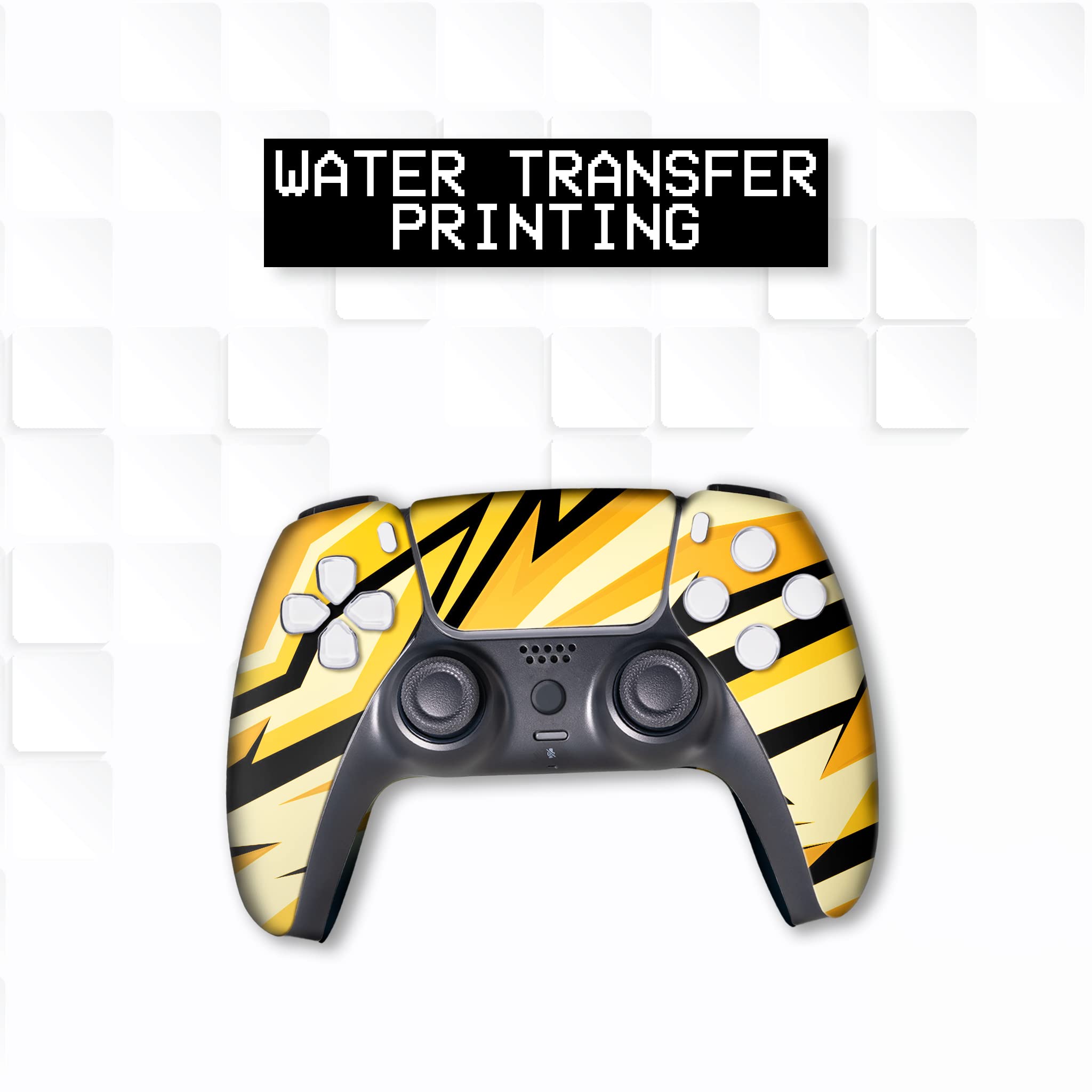 BABY CUDDLE BOX Sporty Custom PS-5 Controller Wireless compatible with Play-Station 5 Console by BCB Controllers | Proudly Customized in USA with Permanent HYDRO-DIP Printing (NOT JUST A SKIN)