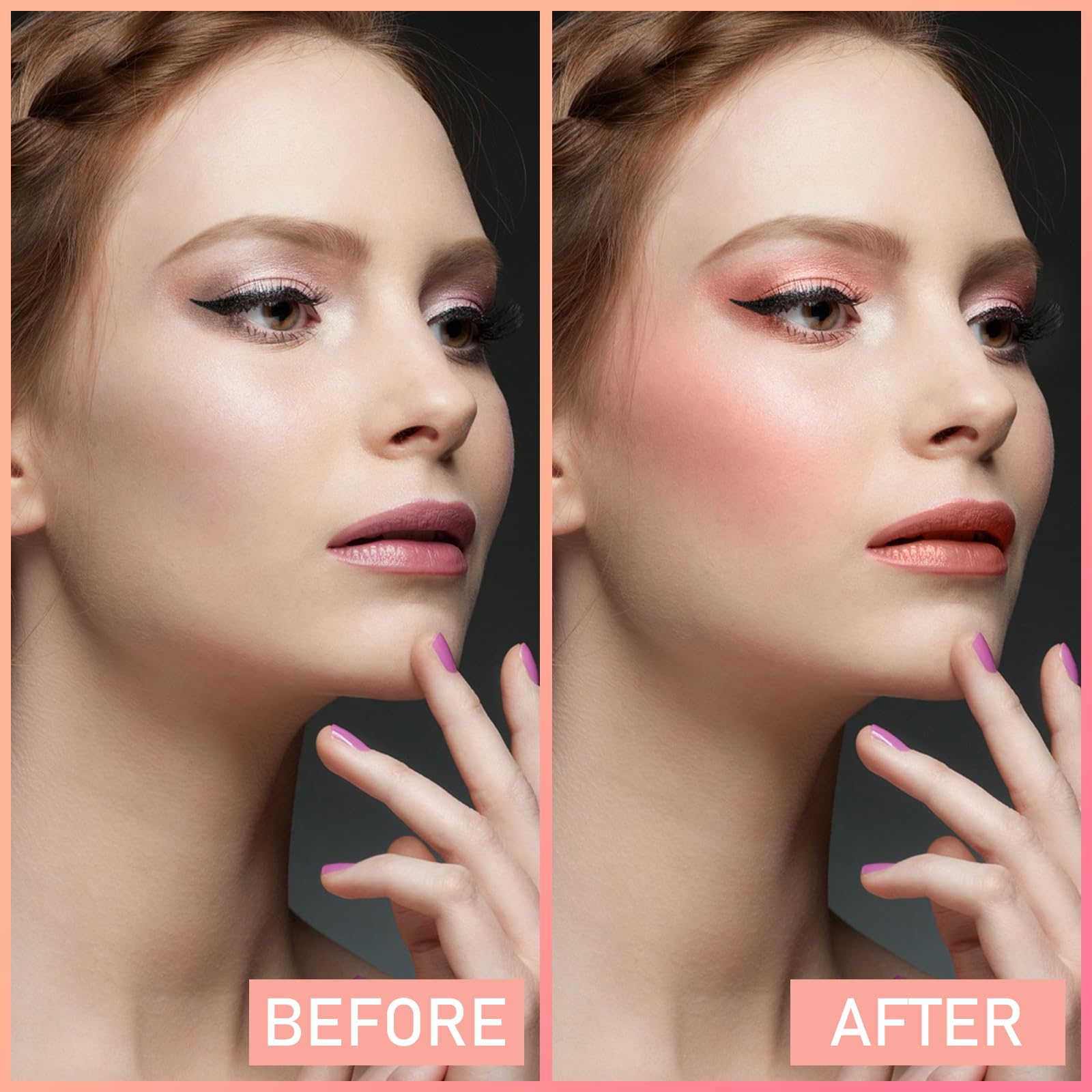 BowJian Blush for Cheeks Face Make Up Blush Stick Cream Blush for Cheeks Rare Beauty Blush Highlighter Stick Liquid Blush Contour Natural Stick Blush Long Lasting Pink Blush Korean Makeup#01 Baby Pink