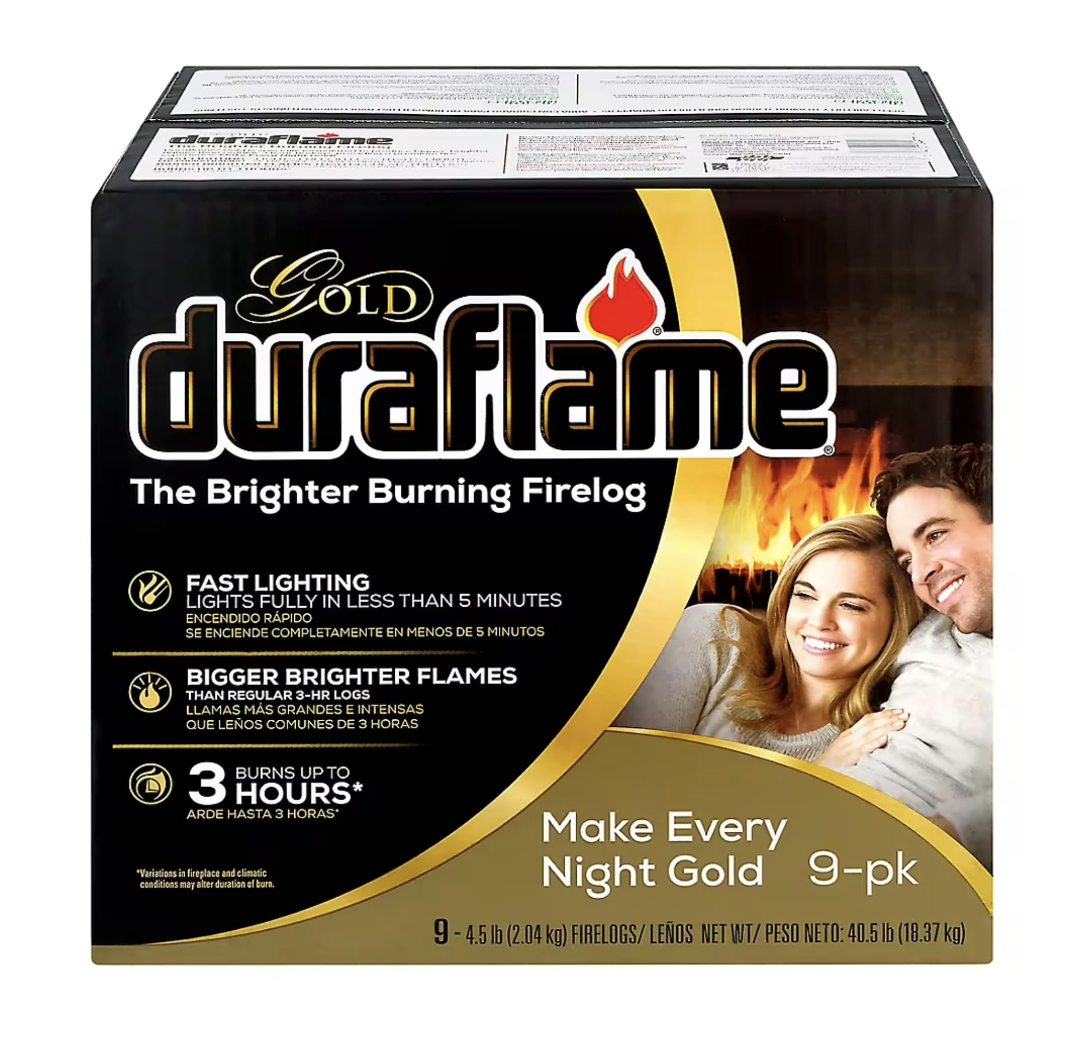 Duraflame Gold 4.5-lb. Firelog, 9-pk. Valpa Products