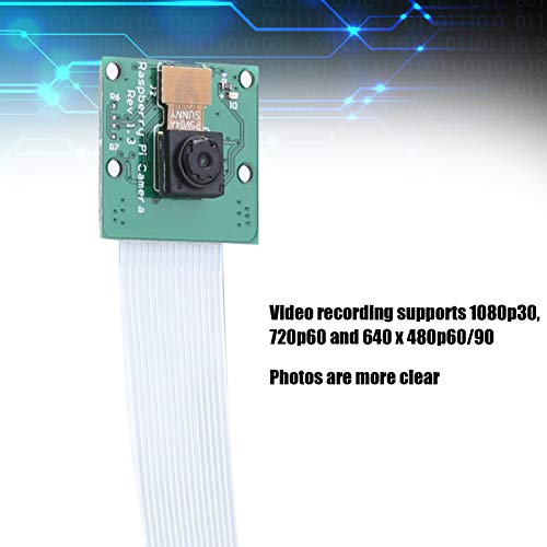 Camera Accessories, 2592 X 1944 Camera Module 65° View 1080p30 for Raspberry Pi 3B