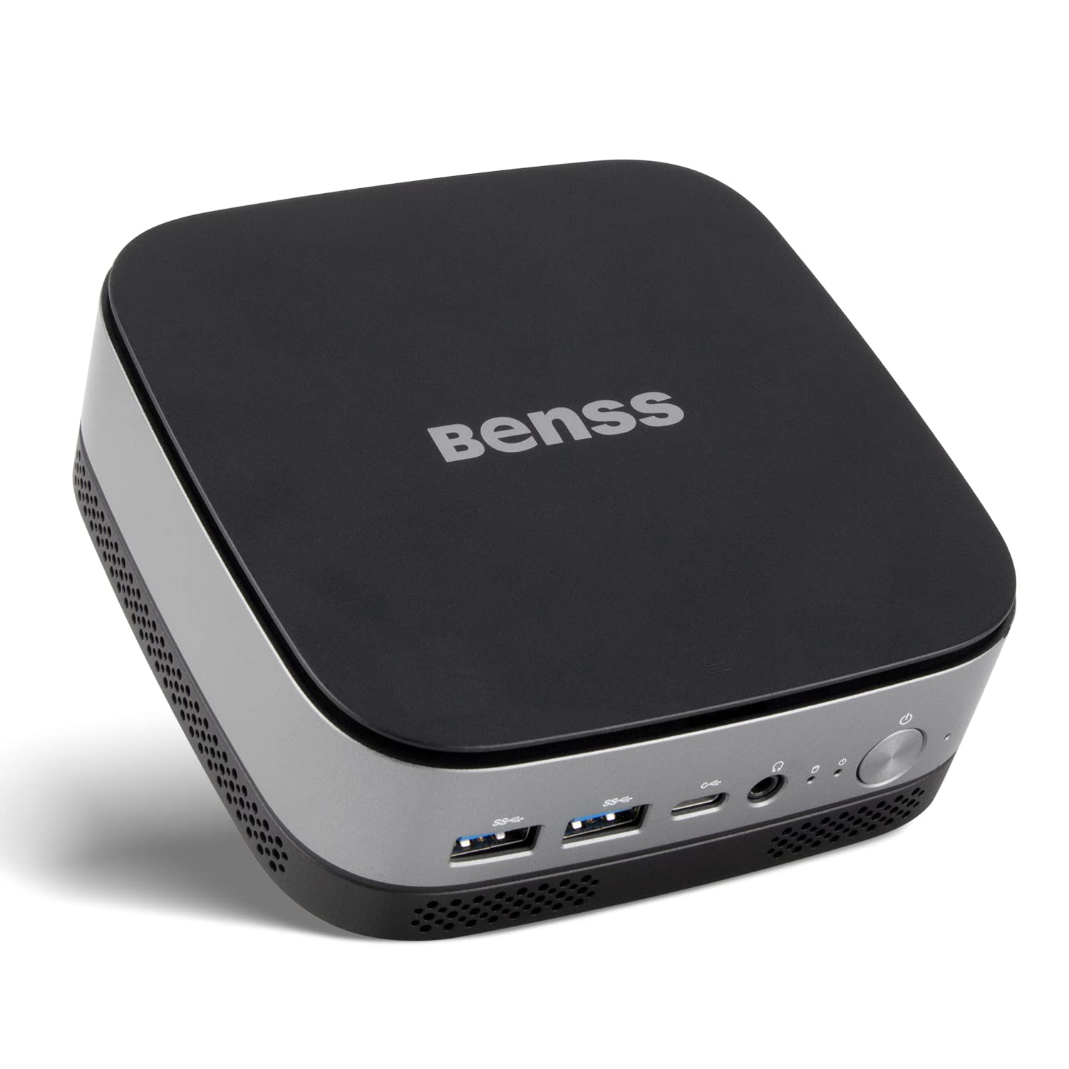 Benss Mini PC, Mini Intel 11th Gen 4 Cores N5095, Mini Desktop Computer 8GB DDR4 RAM 256GB SSD, Small Mini Computer Supports HDMI and DP 4K UHD/Gigabit Ethernet/Dual WiFi/BT/VESA for Home/Office