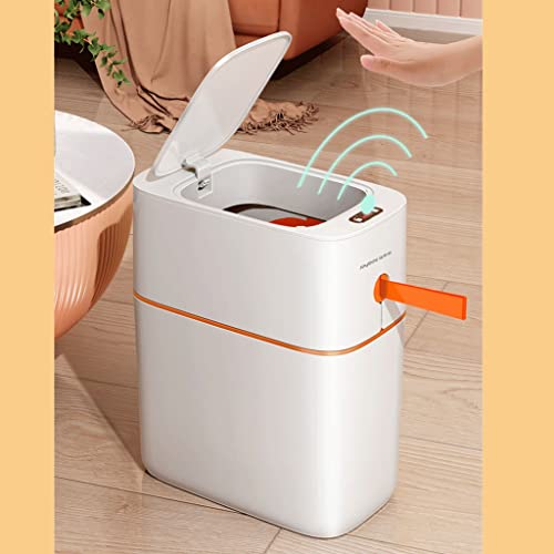 CZDYUF Smart Sensor Trash Can Electronic Automatic Bathroom Waste Garbage Bins ( Color : Gray )