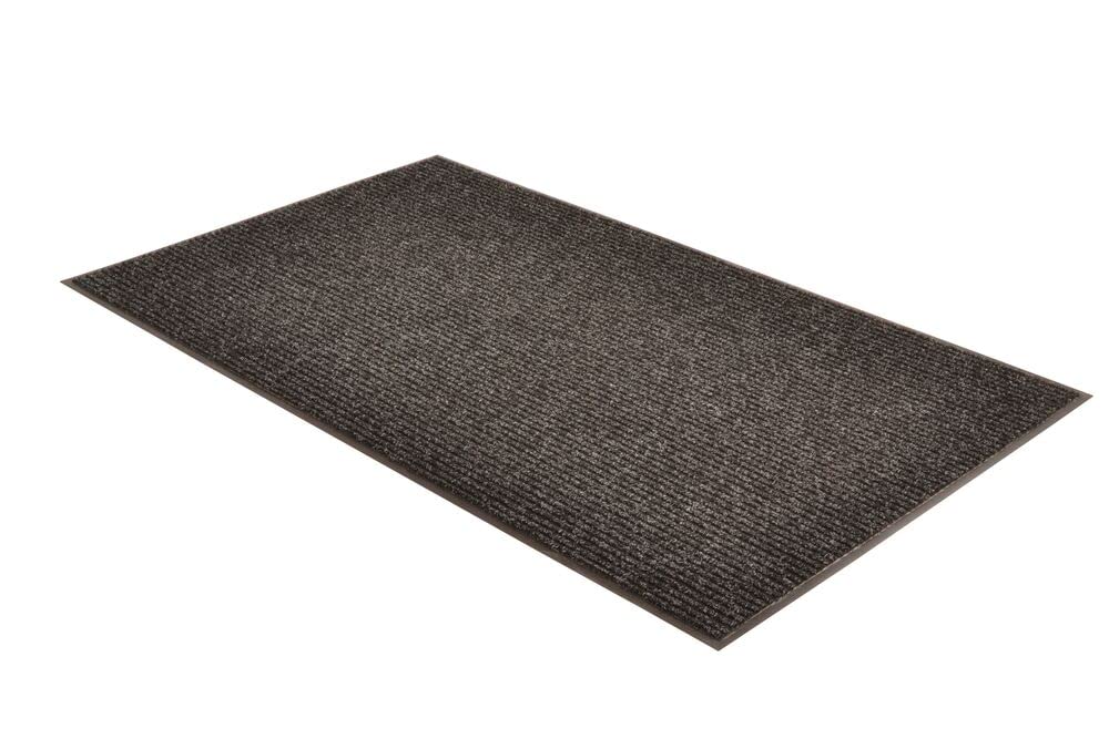 Notrax - 117S0034CH NoTrax 117 Heritage Rib Entrance Mat, for Lobbies and Indoor Entranceways, 3' Width x 4' Length x 3/8" Thickness, Charcoal