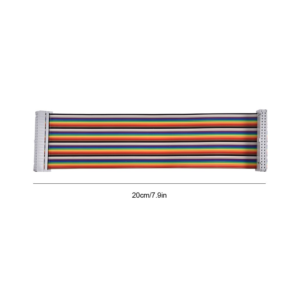 Bewinner 40Pin Rainbow Female to Female GPIO Adapter Cable for Banana Pi/Raspberry Pi 2/3 - Compatible with for Banana Pi/Orange Pi 2/3. 40 Pin Interface - Flexible Ribbon Cable, Copper Core