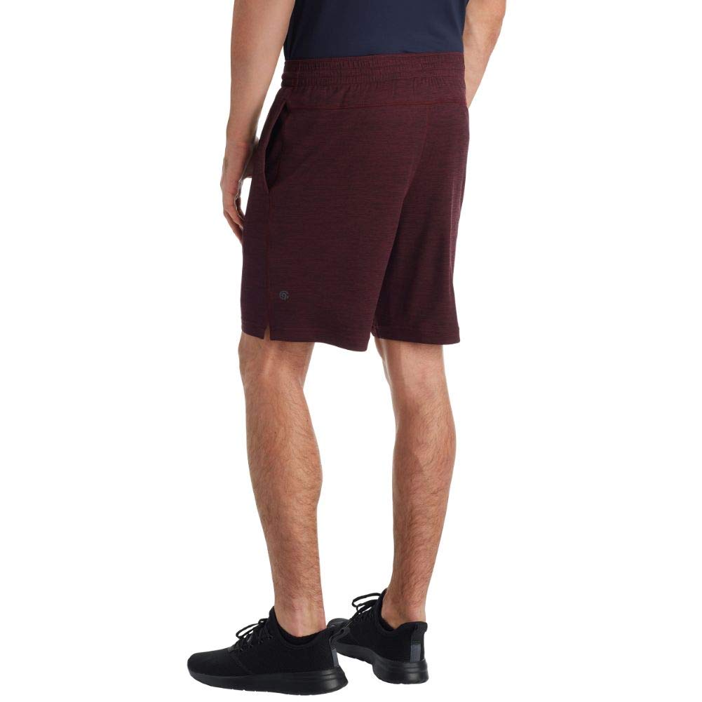 C9 Champion Men's Gym Short-9" Inseam, Rich Maroon Heather, XL