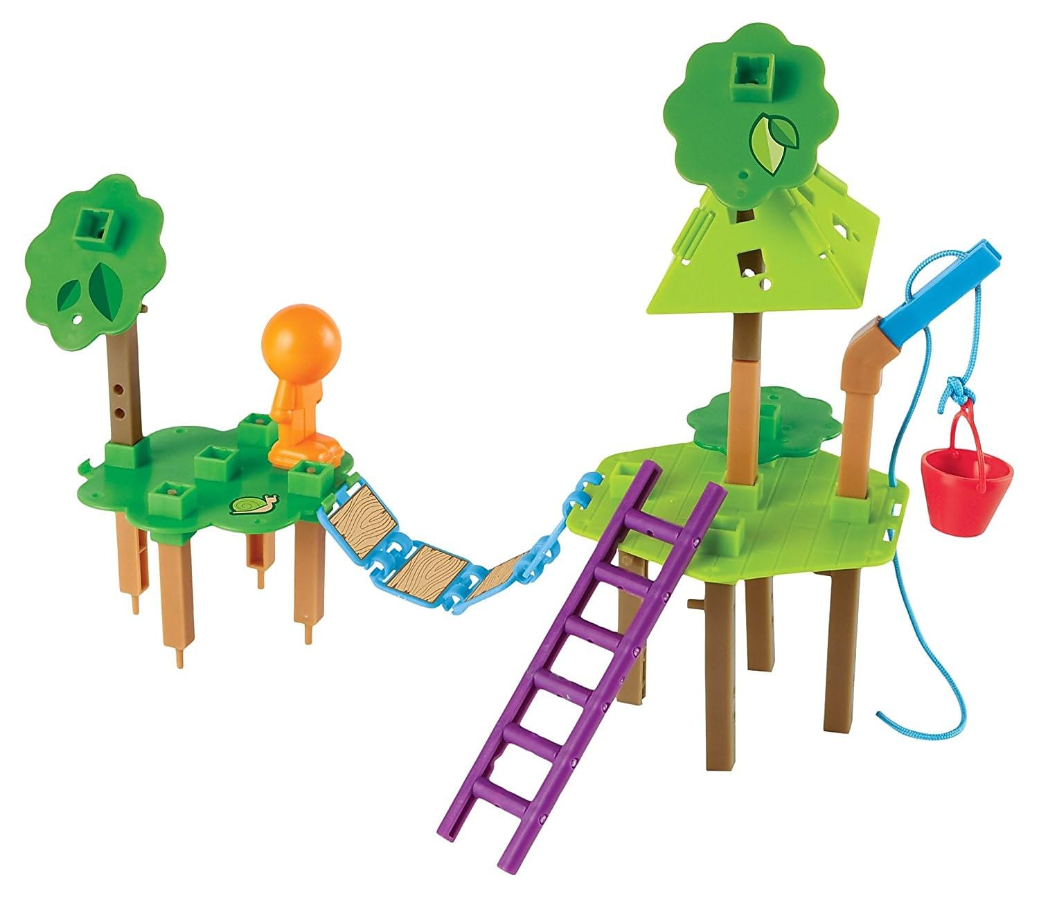Learning Resources Tree House Engineering & Design Building Set, STEM for Kids, Science Toys for Kids, Engineering Toys for Kids, Math, Science Set, 52 Pieces