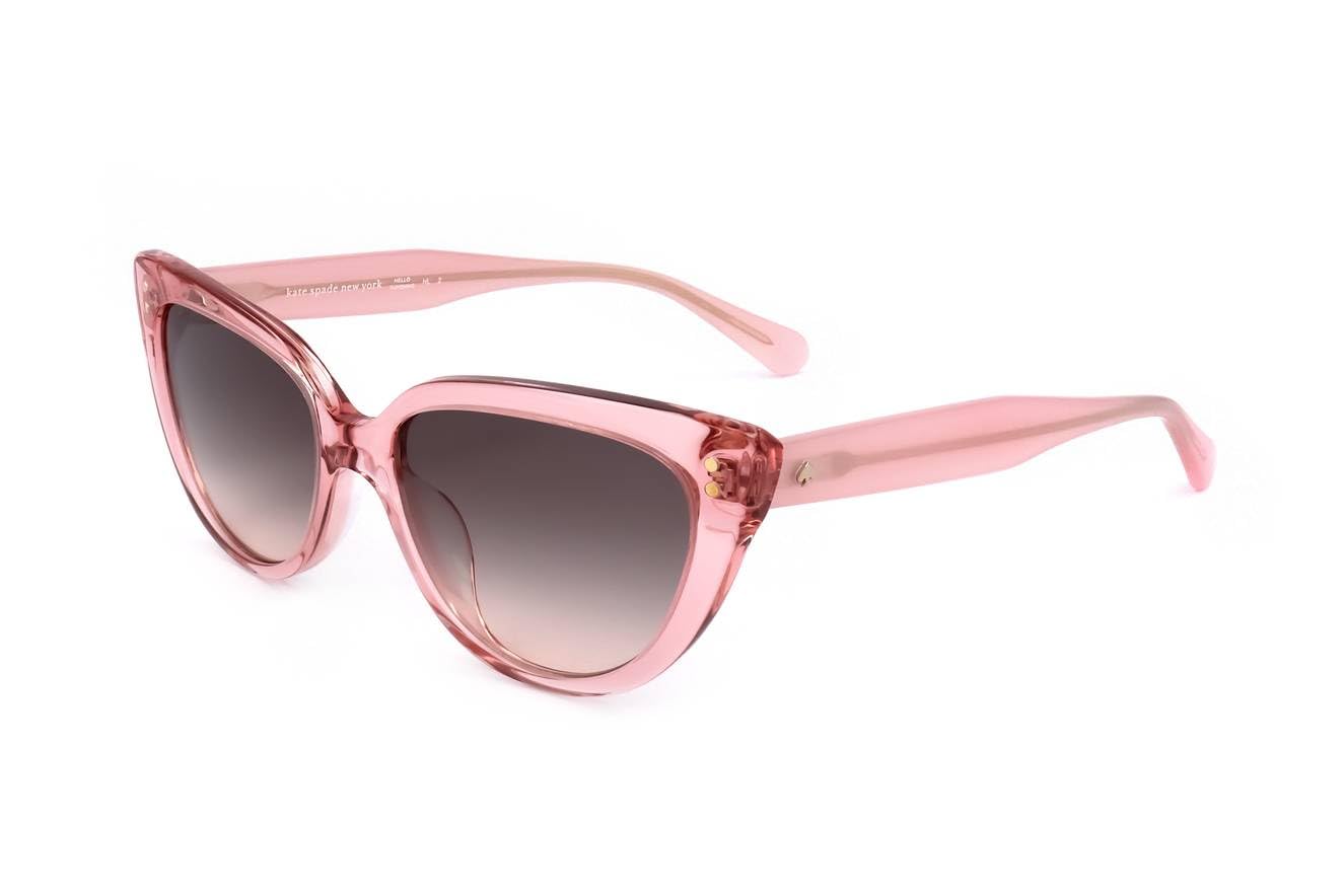 Kate Spade New York Women's Modern Cat Eye/Butterfly Sunglasses, Pink, 53