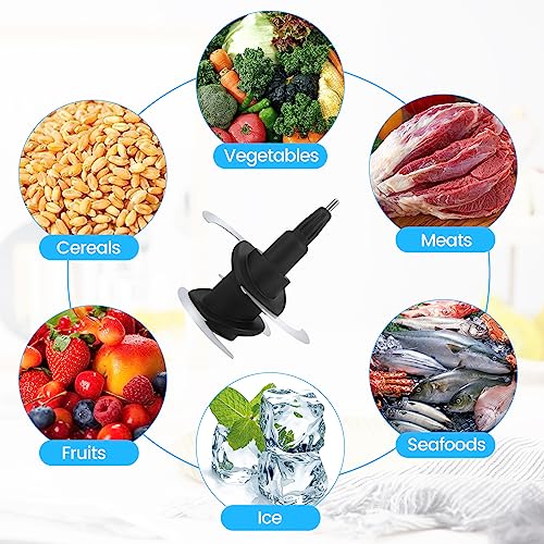 Replacement Blender Blade - 4 Blade Replacement for Ninja 64 oz 72 oz Food Processor Bowl CT682SP BL681A BL682 BL770 BL770AMZ BL772 BL910 BN600 BN601 BN800 BN801