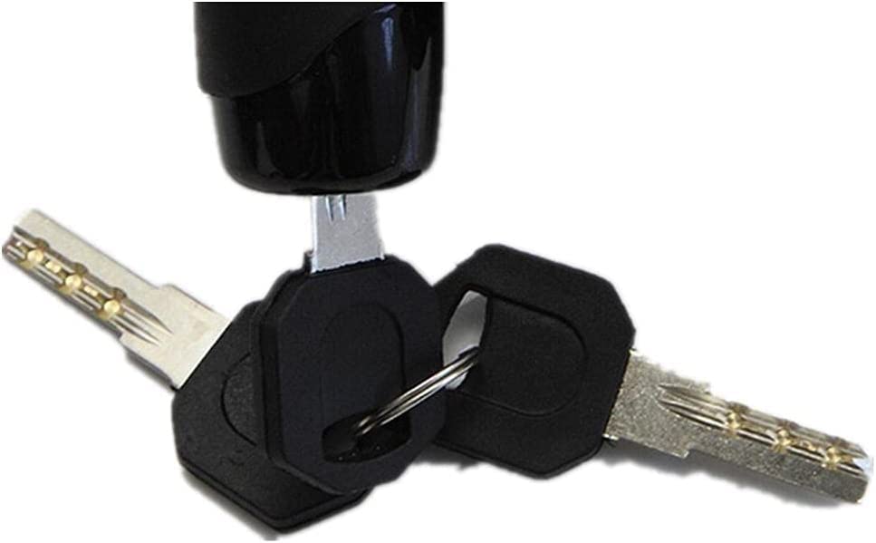 Bergain Bike Lock Chain Lock Bicycle Lock Cycling Lock Padlock Cable Lock,Steel Cable Key Lock/Anti-Shear Anti-Saw cach Lock/Bicycle Lock-Blue (Color : White)