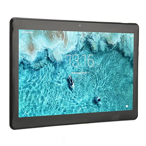 Cosiki Tablet 100‑240V 10.1 Screen 4GB RAM 64GB ROM Phone Tablet 2 SIM Card for Office (US Plug)