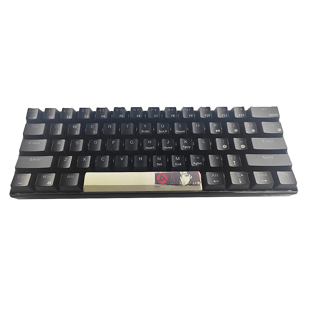 Kooku XXLS Anime Gaming Keycaps 6.25u Space Keycap 5-Sided Dye Sublimation Pbt Keycap Customized Keycap for Mechanical Gaming Keyboard(Cherry Switch) (Naruto44)