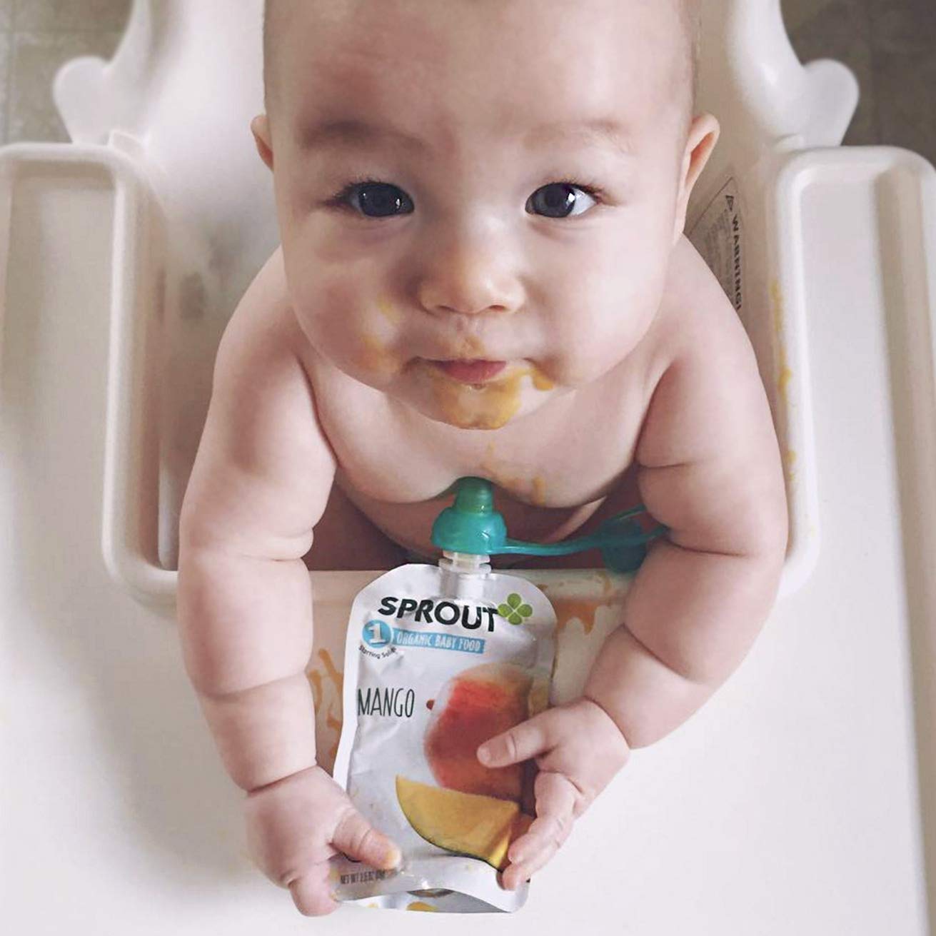 ChooMee SoftSip Food Pouch Tops | 4 Colors + Purple case | Prevent Spills and Protect Childs Mouth