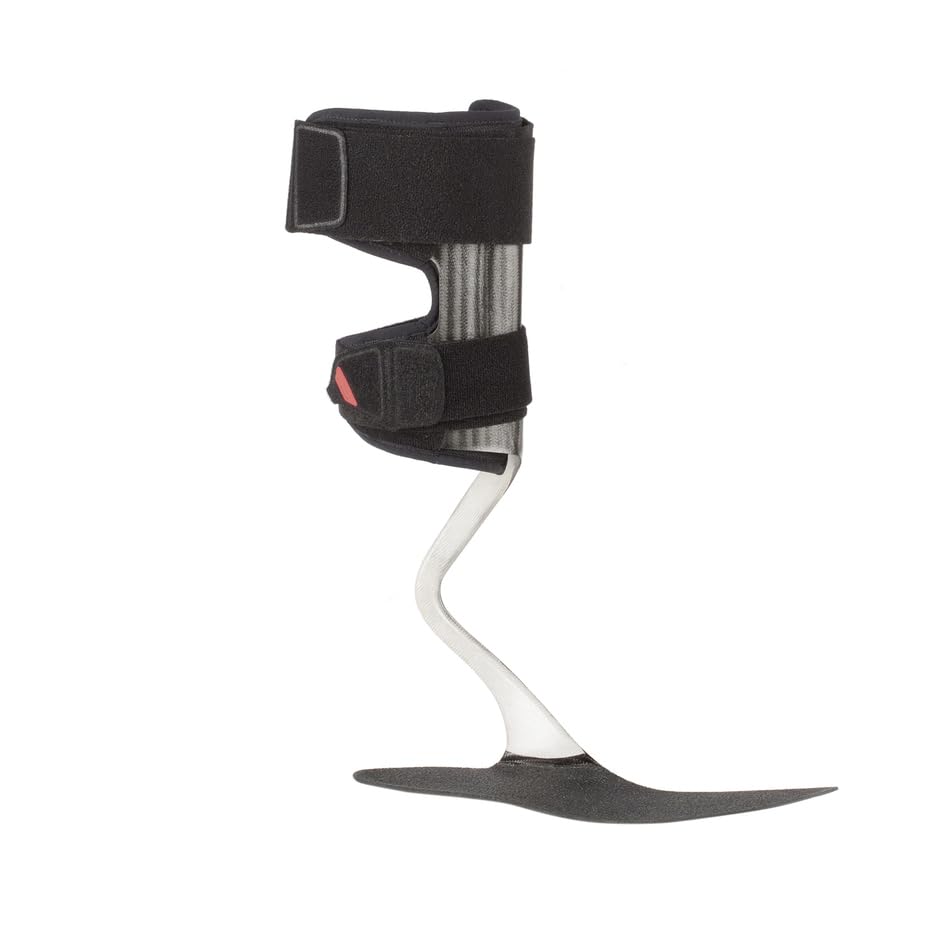 Brace Direct Reaction Plus AFO for Drop Foot Caused by Stroke or Foot Injury- Lightweight Design, Flexibility for Gait Assistance- Ankle Foot Orthosis Support Brace
