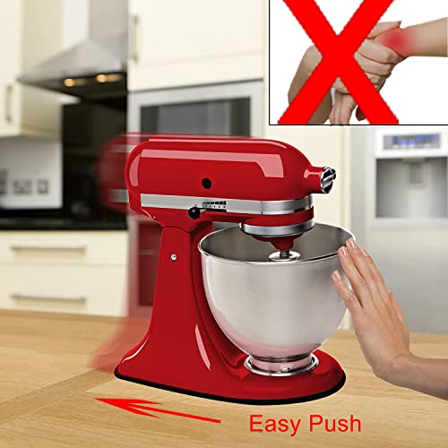 Mixer Mover Sliding Mats for Kitchen aid Stand Mixer Slider Mat Pad Kitchen Appliance Slide Mats Pads Compatible with Kitchen aid 4.5-5 Qt Tilt-Head Stand Mixer Artisan Classic