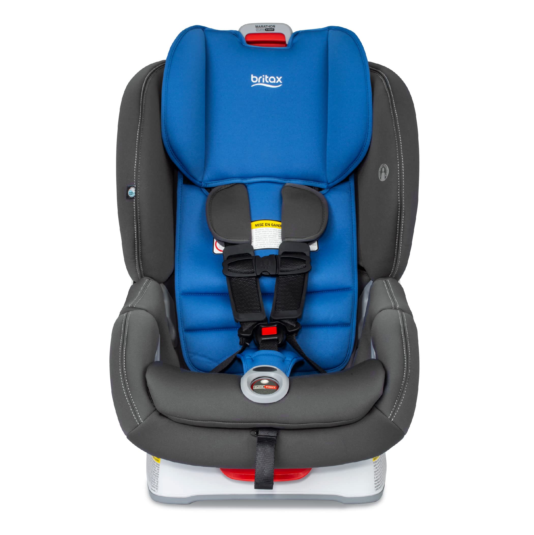 Britax Marathon ClickTight Convertible Car Seat, Dual Comfort Grey - Moisture Wicking & Ventilating Fabric [Amazon Exclusive]