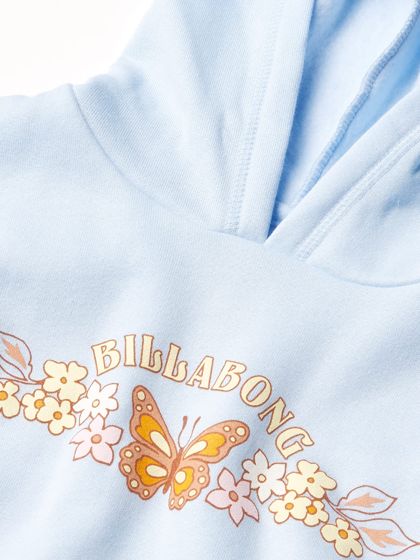Billabong Girls' Graphic Hoodie Pullover Fleece Sweatshirt, Naturally Sweet Dream Blue, Medium