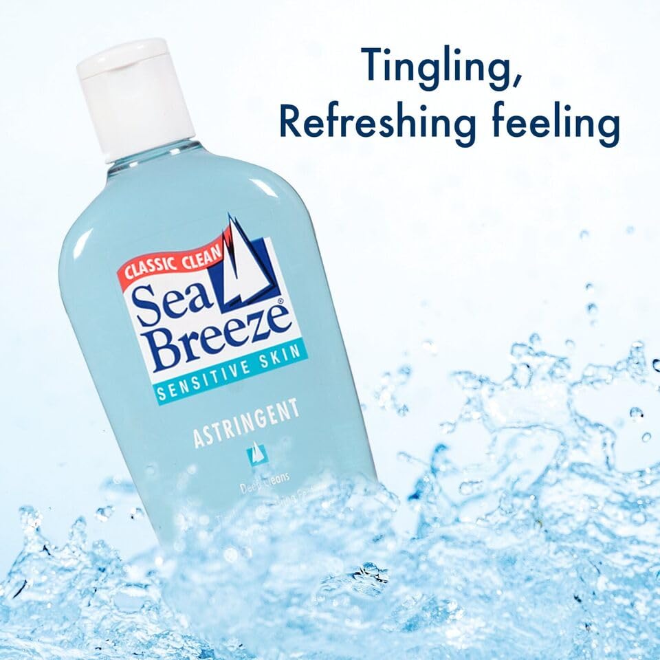 Sea Breeze Sea Breeze Fresh-Clean Astringent Sensitive Skin, 10 oz (Pack of 3)