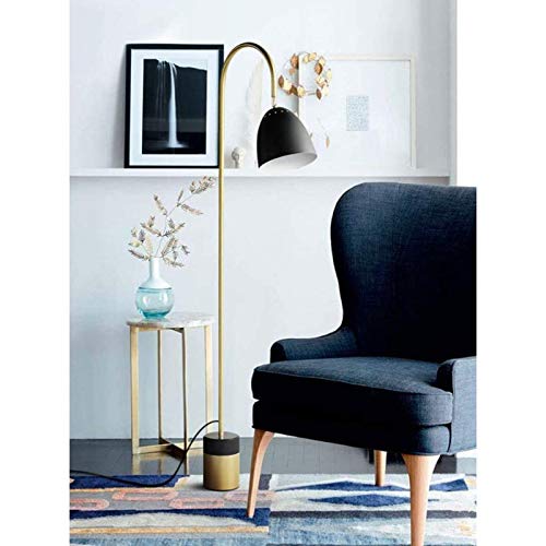 Floor Lamp Standing Lamp Modern Reading Floor Lamp Crafts LED Floor Lamps with Adjustable Neck LED Floor Task Light for Living Room,Bed Room,Office,Black/Brass Gold Modern Standing Lamp Retro floor la