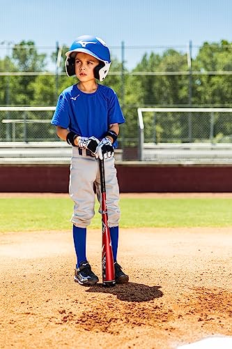 Mizuno Boys Youth Comp Diamond Short Sleeve Crew, Navy, Small US