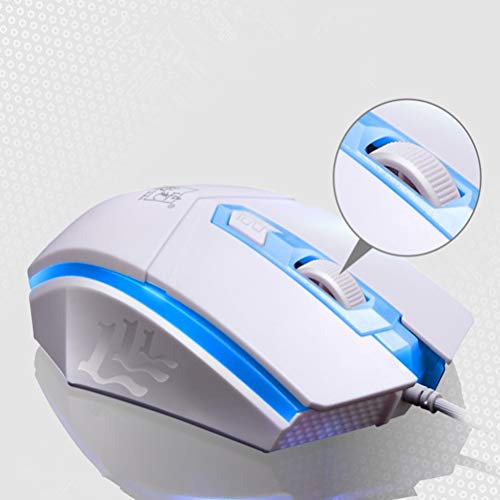 Cool LED Backlit USB Ergonomic Gaming Mechanical Keyboard Gamer Mouse Sets /497