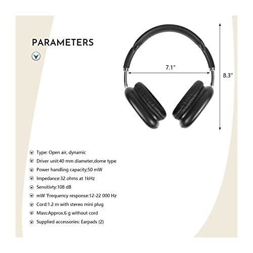 FORGUN Headsets Wireless Stereo Headphones Bluetooth Music Wireless Headphones Microphone Sports Headphones Electronics (Color : P47 Black)