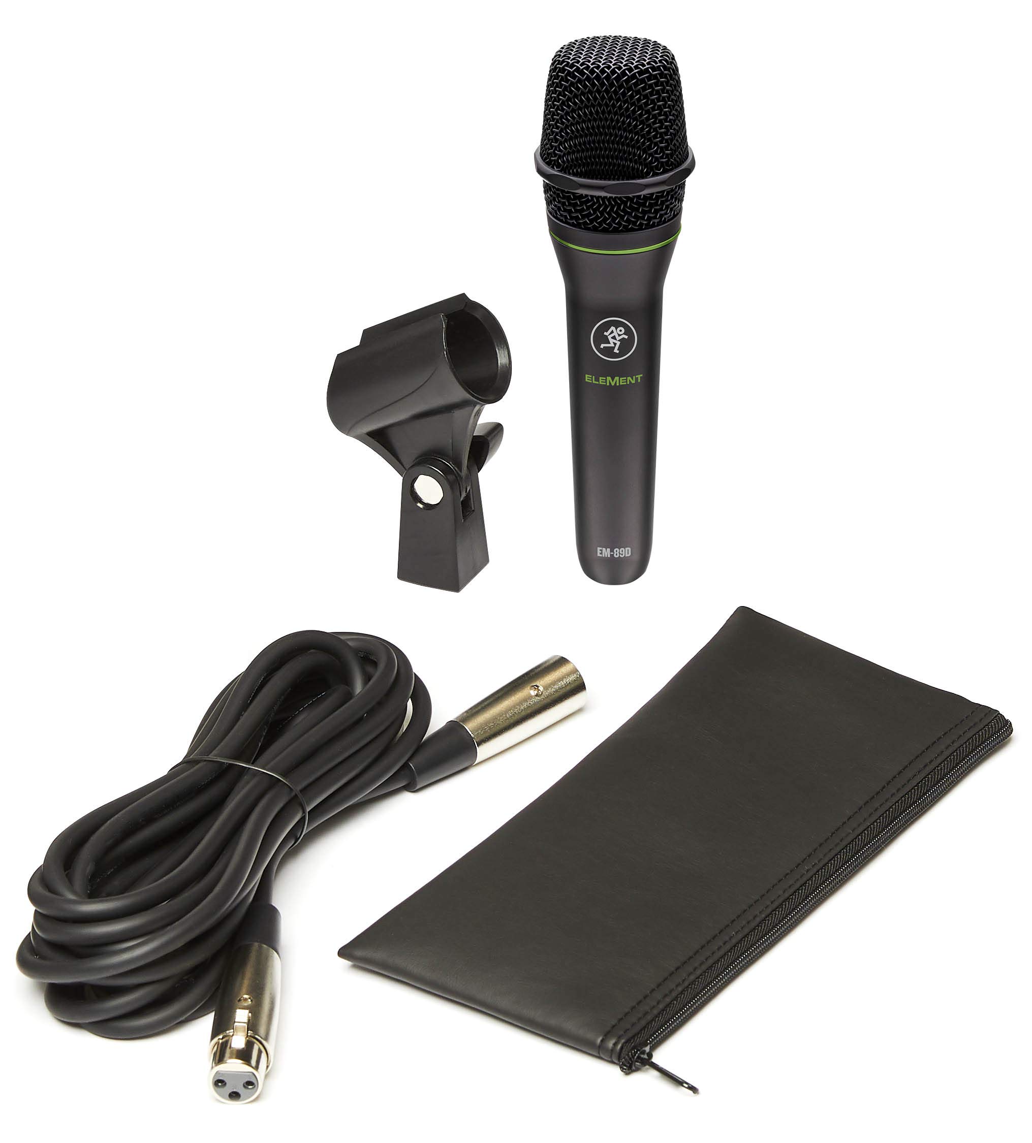 Mackie Producer Bundle with Onyx Producer interface, EM89D dynamic mic, EM91C condenser mic and MC-100 headphones.